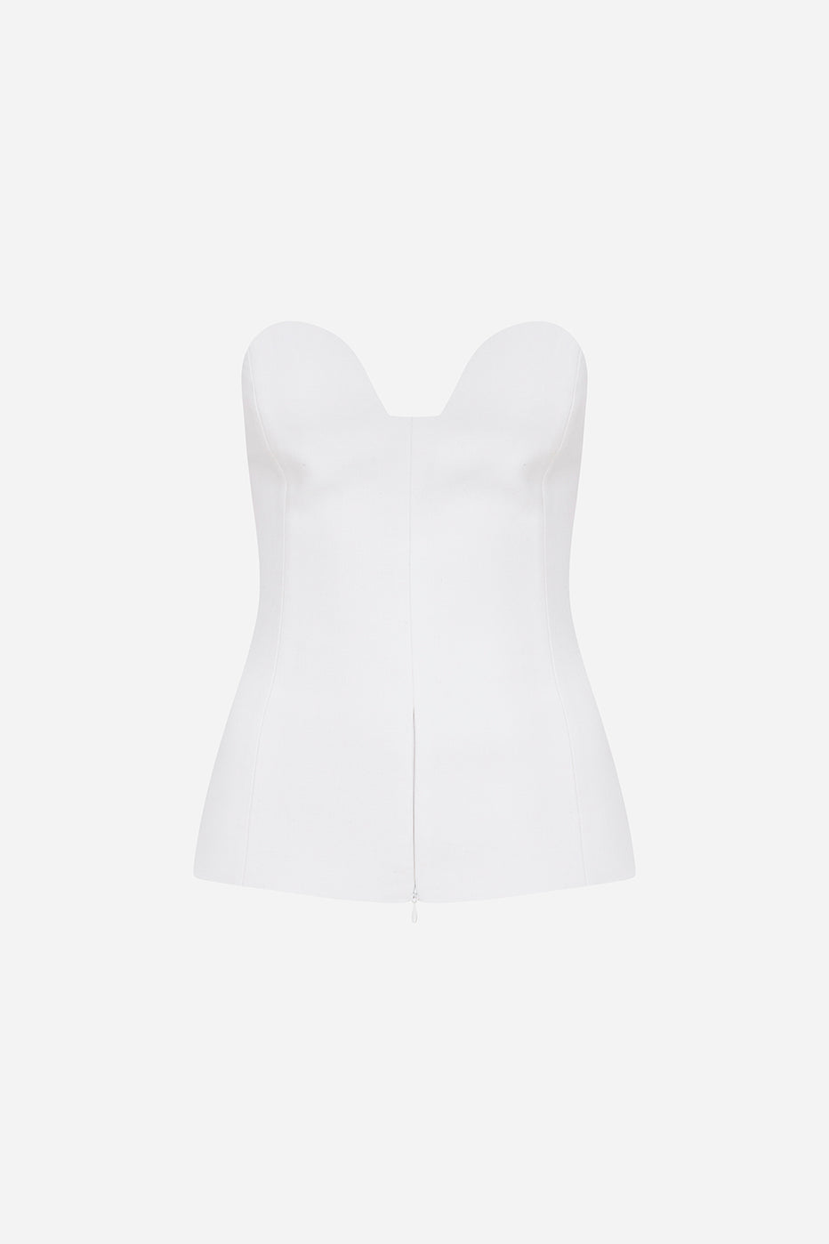 Lina - Linen Zipper Detailed Corset Top – ILA Official